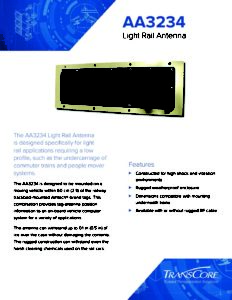 TransCore | AA3234 Light Rail Antenna