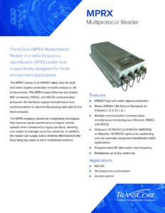 TransCore | MPRX_Multiprotocol_Reader_102521